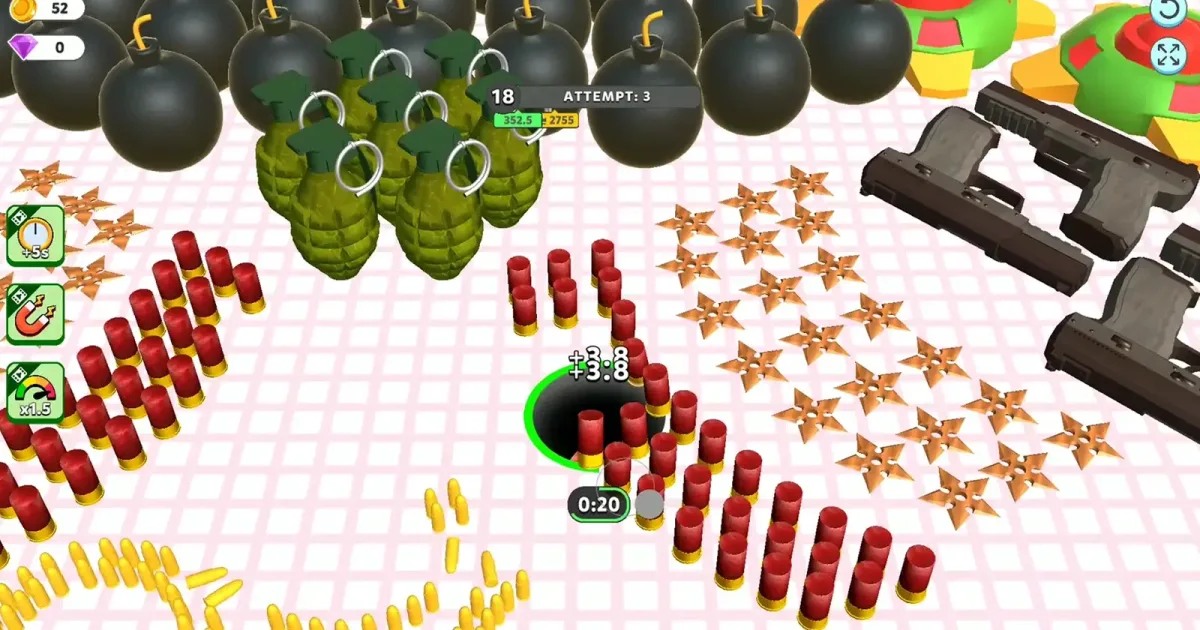 Attack Hole - Free Games & Play without installing!